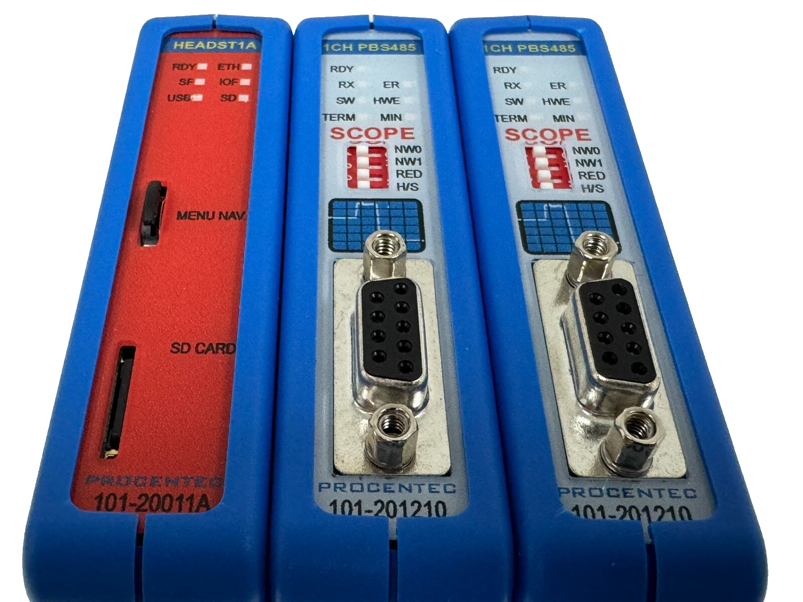 NEW PROCENTEC 101-20011A COMBRICKS HEAD STATION HEADST1A W/ 2) 101 ...