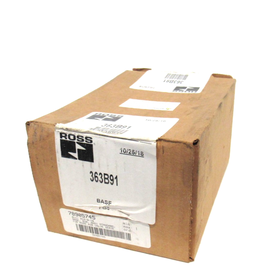 NEW SEALED ROSS CONTROLS 363B91 SUB BASE ASSEMBLY - SB Industrial ...