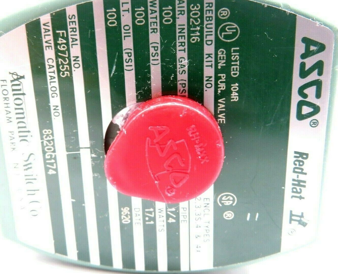 USED ASCO 8320-G174 SOLENOID VALVE 8320G174 - SB Industrial Supply, Inc.