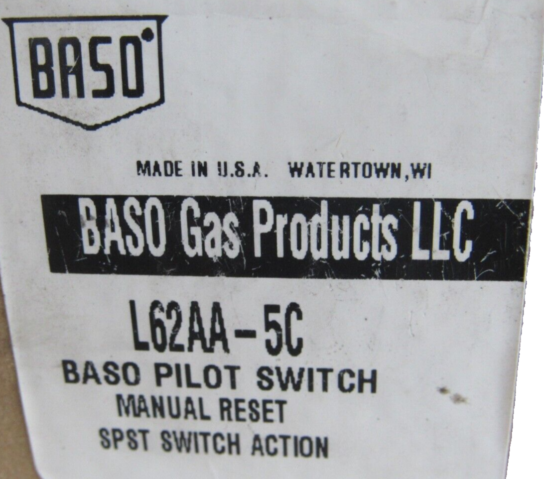 USED BASO L62AA-5C PILOT SWITCH L62AA5C - SB Industrial Supply, Inc.