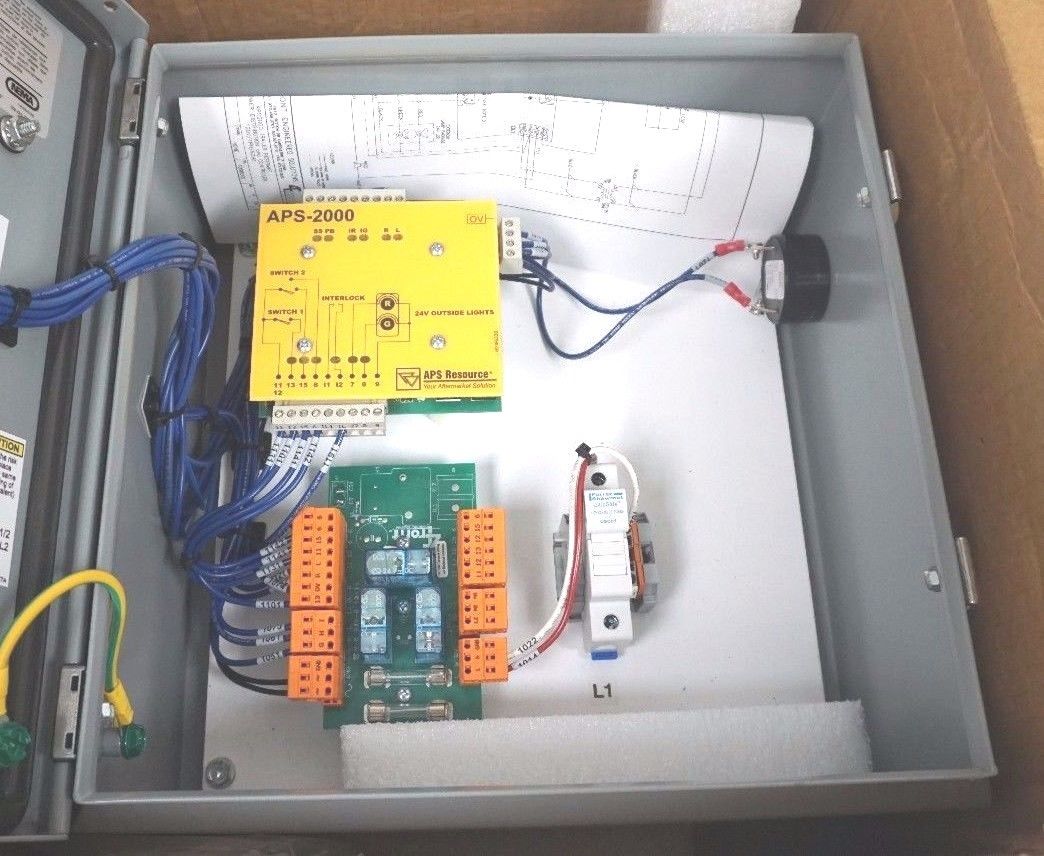 NEW APS RESOURCE 6008800 CONTROL PANEL APS 2000 REV. E 120V/1PH/60HZ ...