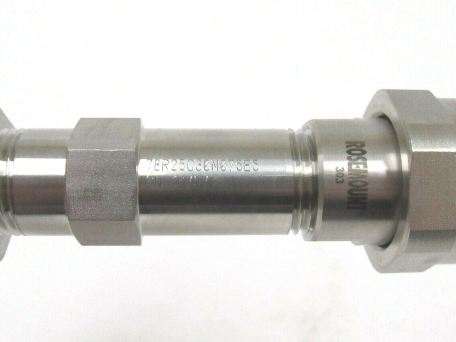 NEW EMERSON ROSEMOUNT 78R25C30N075E5 NEMA 4 TEMPERATURE SENSOR PROBE ...