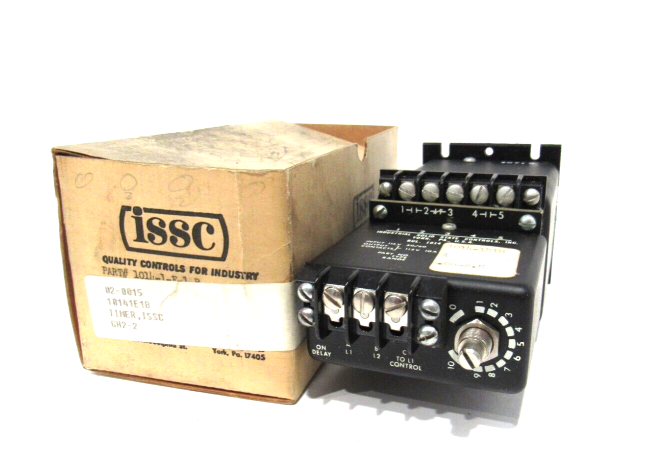 NEW ISSC 1014-1-E-1-B TIME DELAY RELAY 10141E1B - SB Industrial Supply ...