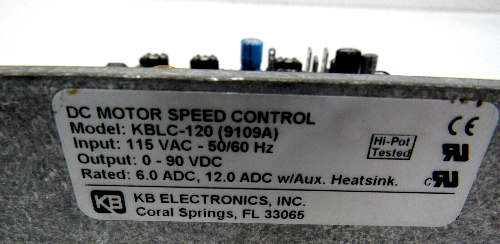 NEW KB ELECTRONICS KBLC-120 DC POWER SUPPLY KBLC120 - SB Industrial ...