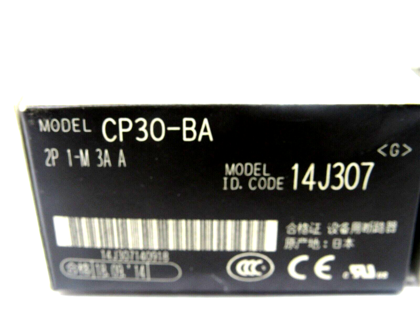 NEW MITSUBISHI ELECTRIC CP30-BA 2P 1-M 3A A CIRCUIT PROTECTOR ...