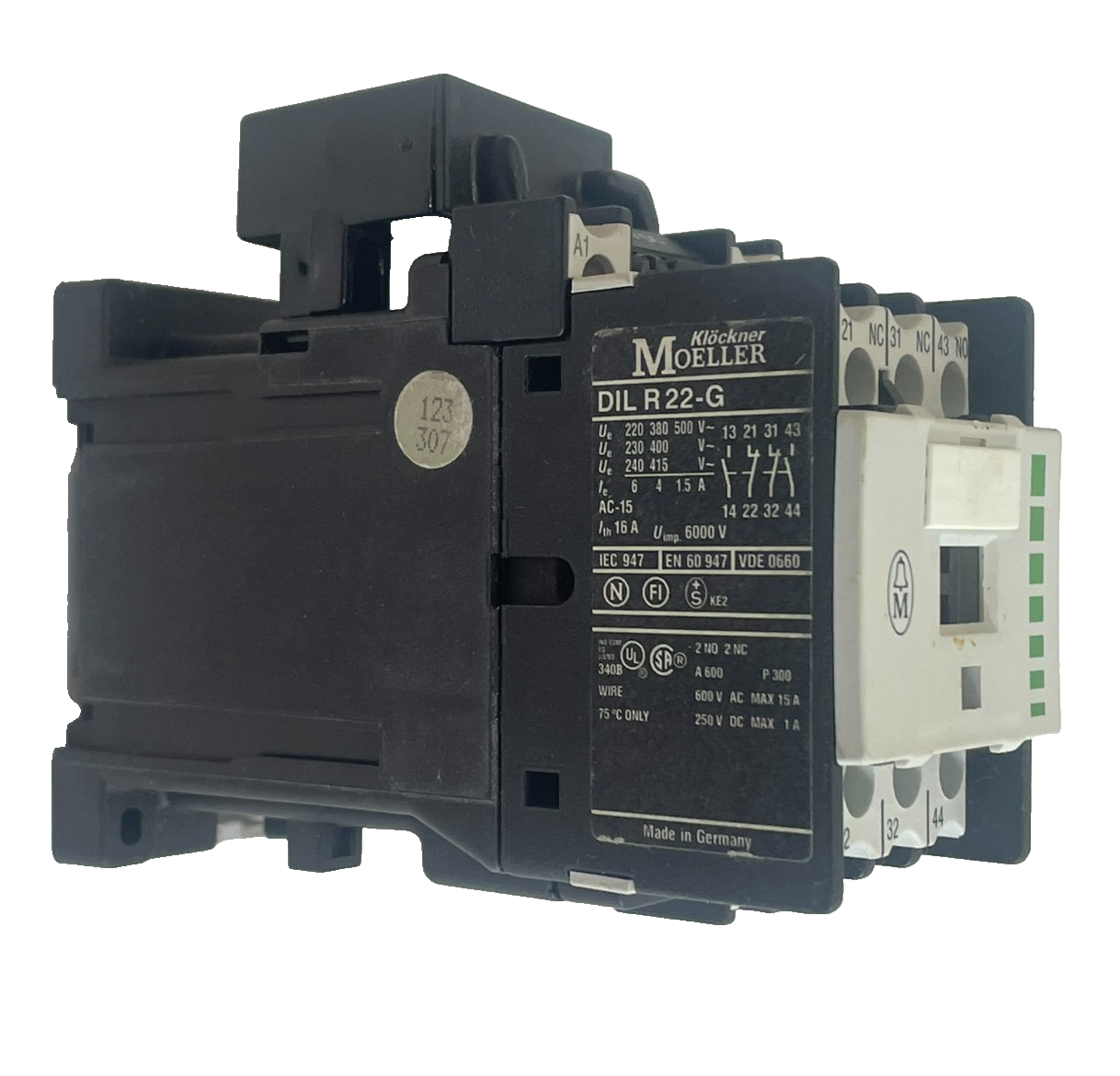 NEW MOELLER KLOCKNER DILR22-G CONTACTOR 24VDC DILR22G - SB Industrial ...