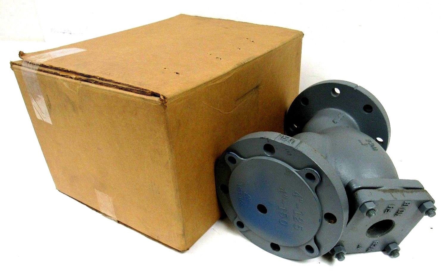 NEW MUELLER STEAM SPECIALTY 478101 Y STRAINER 4" FH-1045 FH 1045 WCB ...