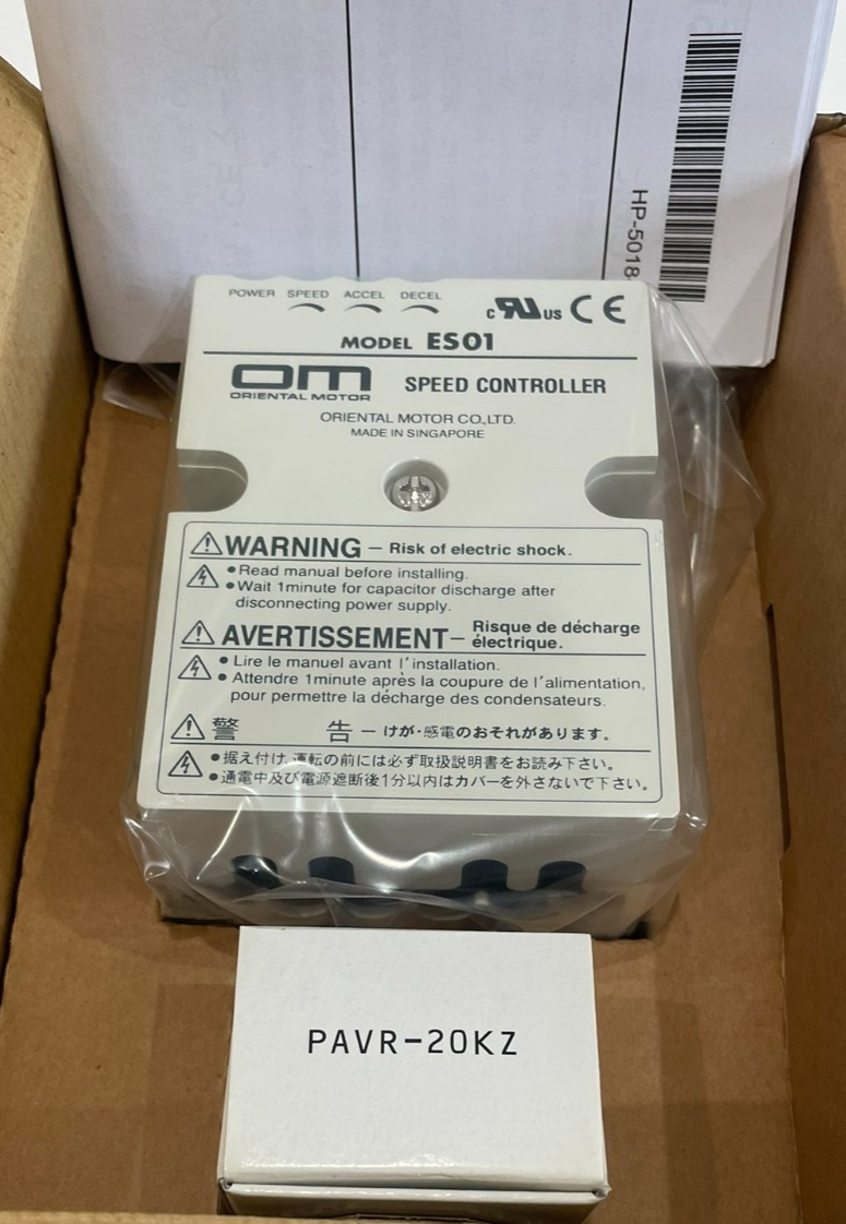 NEW ORIENTAL MOTOR ES01 SPEED CONTROLLER - SB Industrial Supply, Inc.