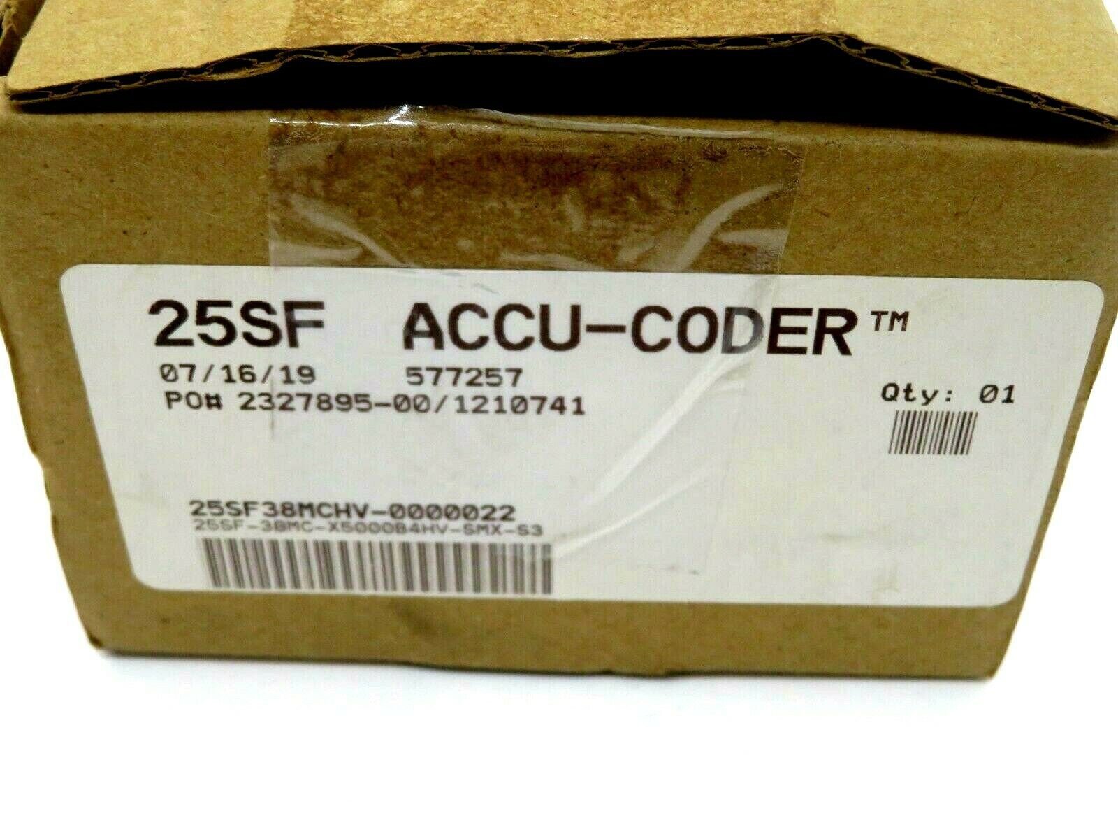 NEW POWER MOTION DIV 25SF-38MC-X5000B4HV-SMX-S3 ENCODER 25SF - SB ...