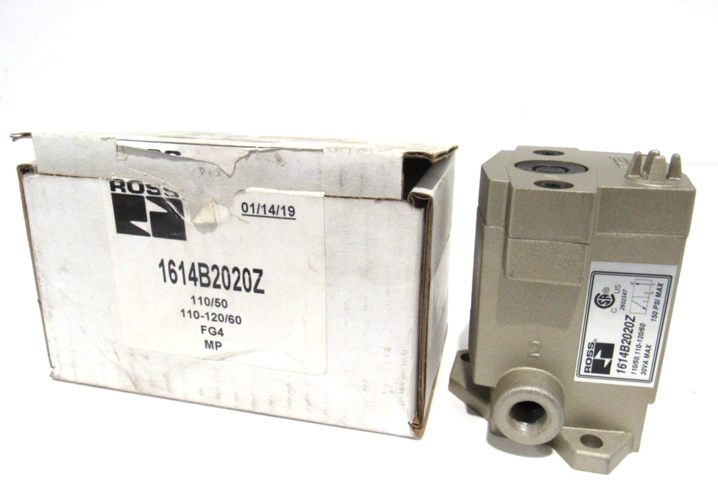 NEW ROSS CONTROLS 1614B2020Z POPPET VALVE - SB Industrial Supply, Inc.