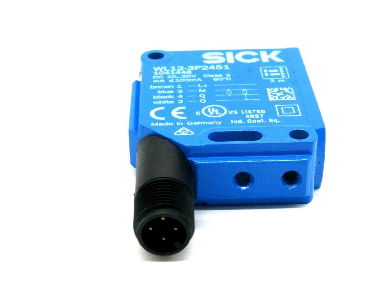 NEW SICK WL12-3P2451 PHOTOELECTRIC PROXIMITY SENSOR 1041448 WL123P2451 ...