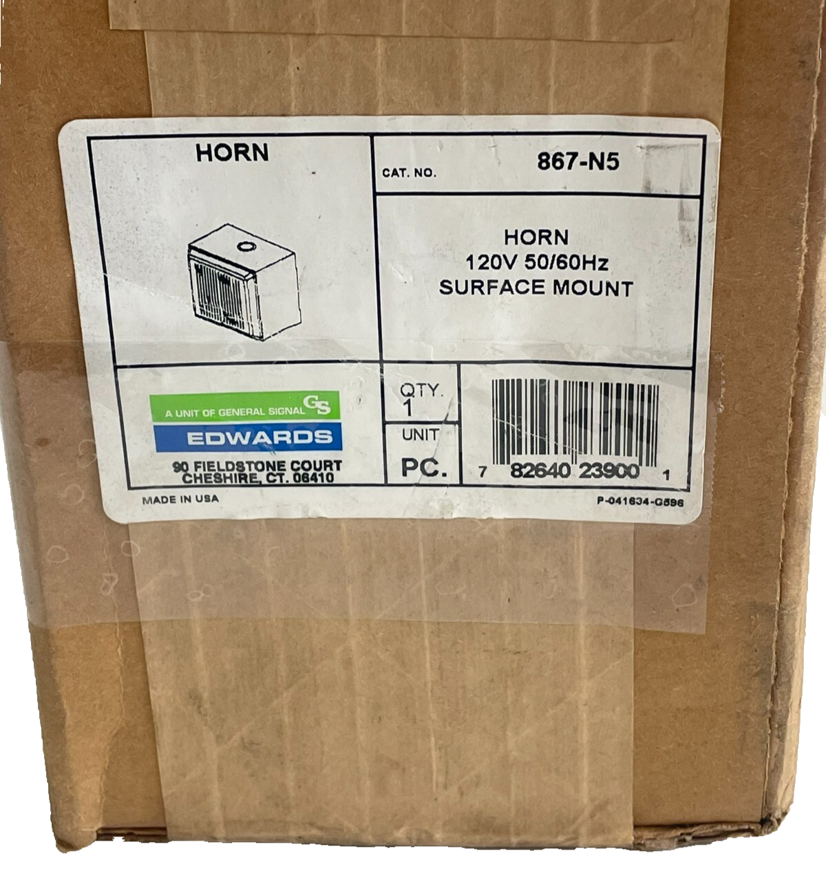 NEW SIGNAL EDWARDS 867-N5 HORN 120V 50/60HZ 867N5 - SB Industrial ...