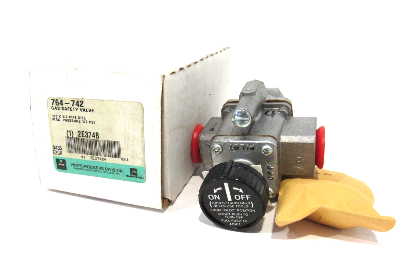 NEW WHITE RODGERS 764-742 SAFETY VALVE 764742 - SB Industrial Supply, Inc.