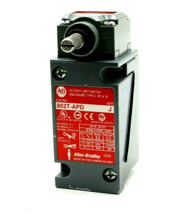 USED ALLEN BRADLEY 802T-APD LIMIT SWITCH SERIES J 802TAPD - SB ...
