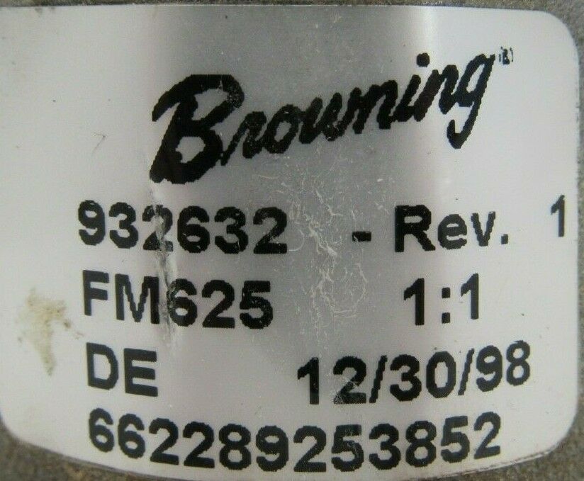 USED BROWNING 932632 GEAR REDUCER 1:1 - SB Industrial Supply, Inc.