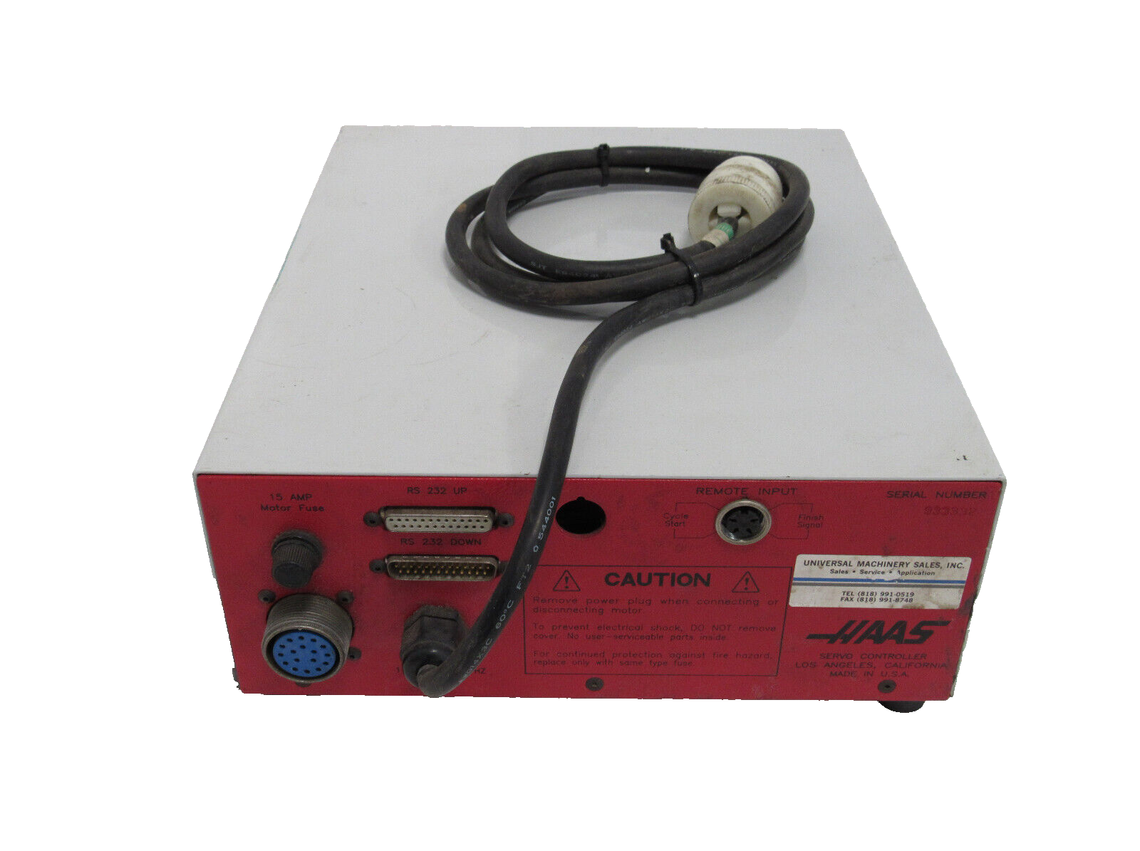 USED HAAS HA5C SERVO CONTROLLER - SB Industrial Supply, Inc.