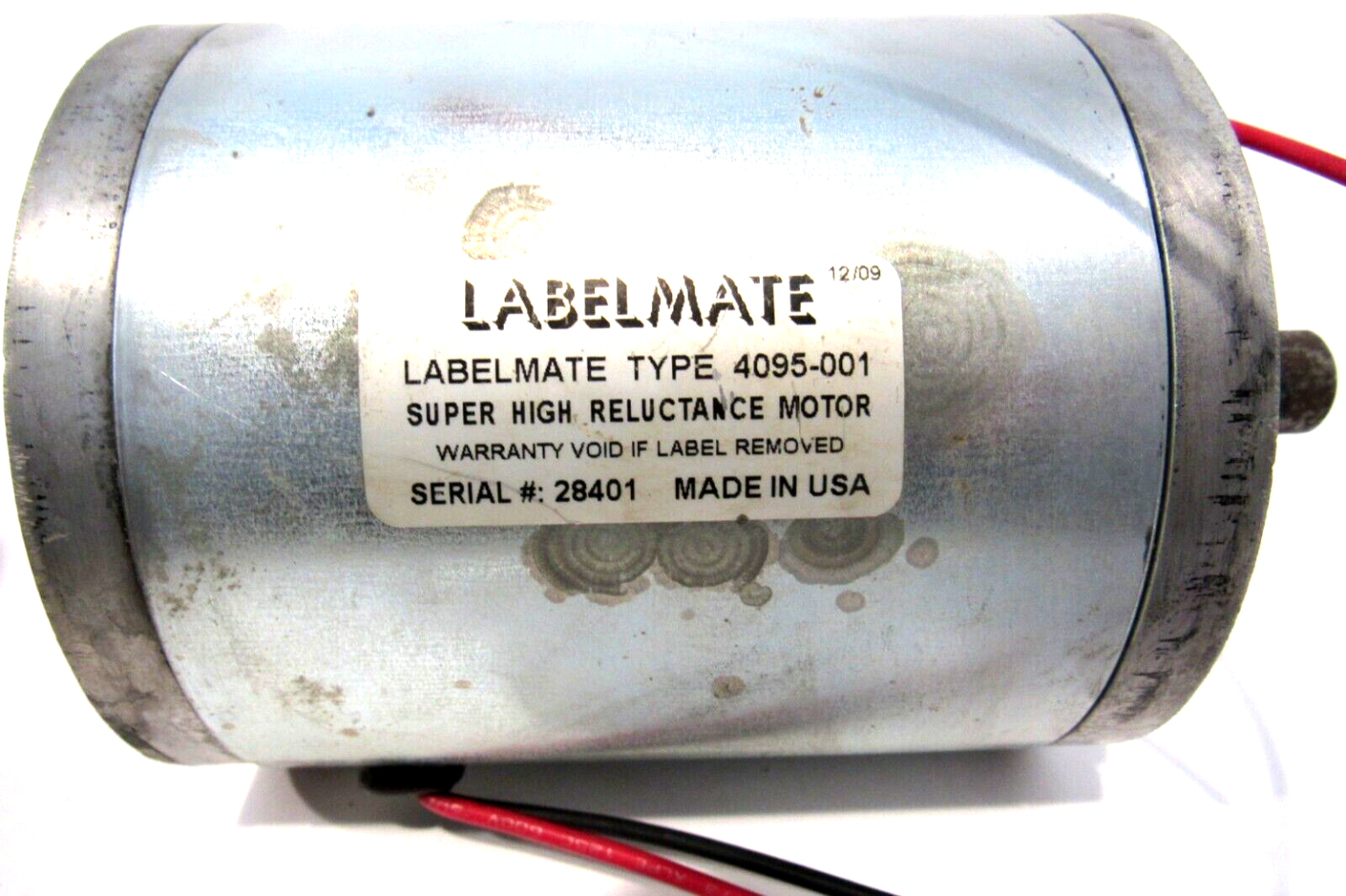 USED LABELMATE 4095-001 SUPER HIGH RELUCTANCE MOTOR 4095001 - SB ...