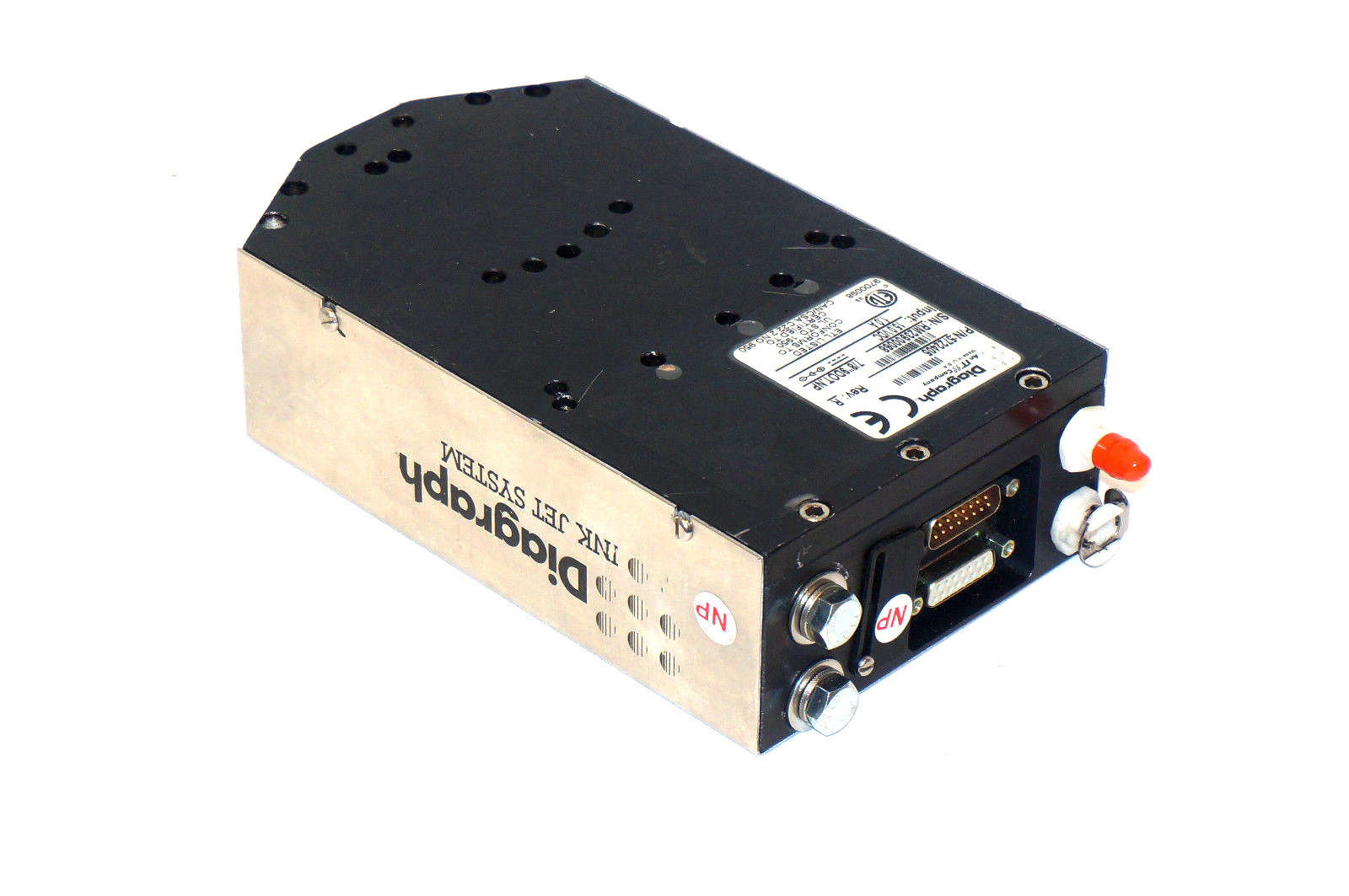 DIAGRAPH 5722405 REV, R INK JET SYSTEM PRINT HEAD 15.0, VDC 1.0, A ...