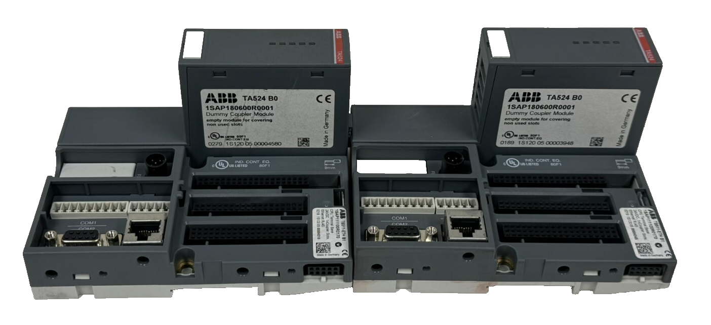 LOT OF 2 USED ABB 1SAP111100R0170 CPU TERMINAL BASES TB511-ETH B1 - SB Industrial Supply, Inc.
