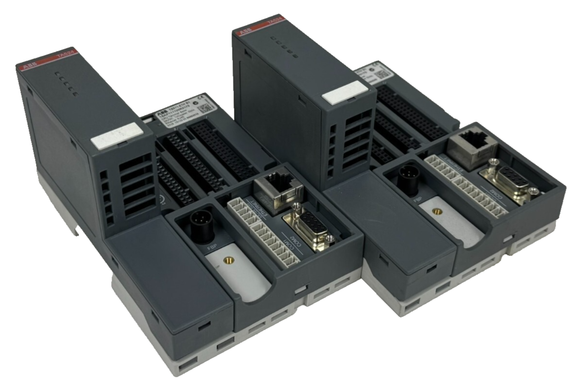 LOT OF 2 USED ABB 1SAP111100R0170 CPU TERMINAL BASES TB511-ETH B1 - SB ...