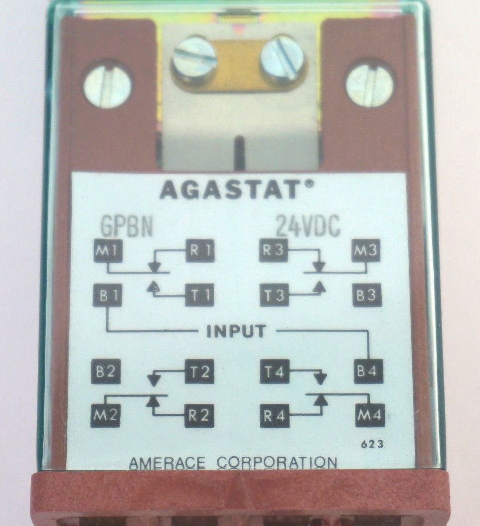 NEW AGASTAT GPBN 24VDC CONTROL RELAY - SB Industrial Supply, Inc.