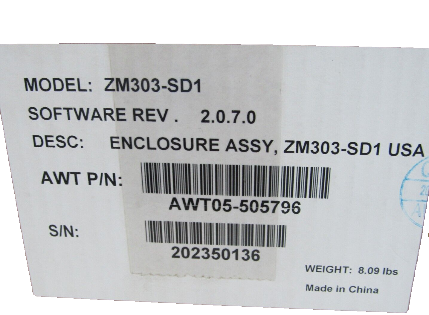 NEW AVERY ZM303-SD1 WEIGHT INDICATOR ZM303SD1 - SB Industrial Supply, Inc.
