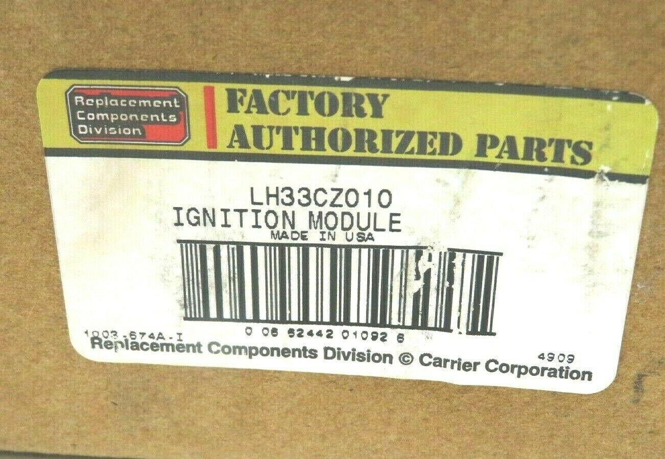 NEW CARRIER CORP LH33CZ010 IGNITION MODULE - SB Industrial Supply, Inc.