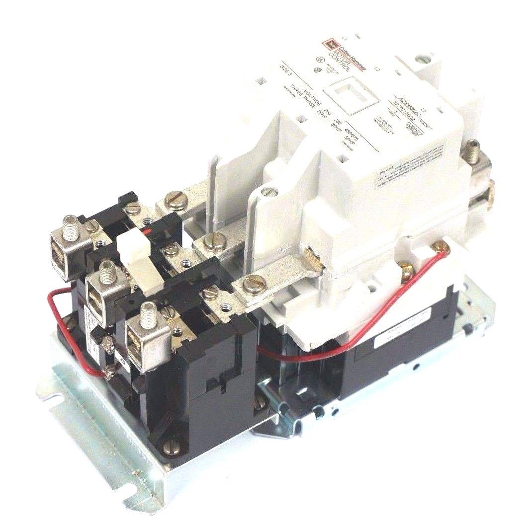 NEW CUTLER HAMMER A200M3CAC MOTOR CONTROL SIZE 3, 460/575V, 5277C13G02 ...