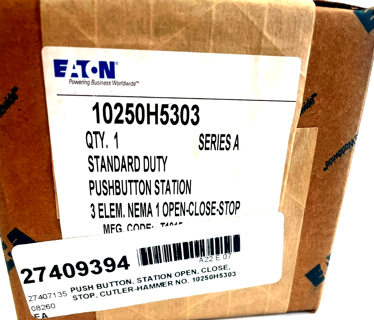 NEW CUTLER HAMMER /EATON 10250H5303 PUSHBUTTON STATION - SB Industrial ...