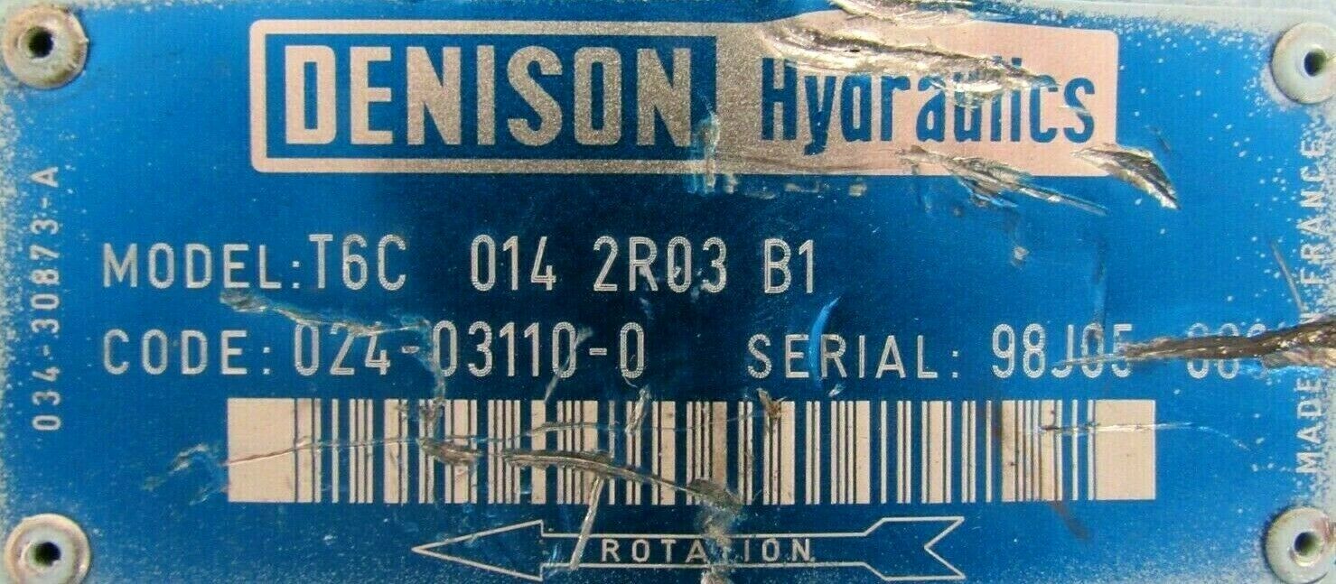 NEW DENISON T6C-014-2R03-B1 HYDRAULIC PUMP T6C0142R03B1 - SB Industrial ...