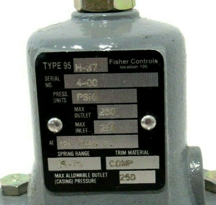 NEW FISHER 95H-37 REGULATOR 95H37 - SB Industrial Supply, Inc.