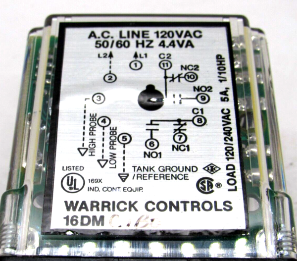 NEW GEM SENSOR WARRICK CONTROLS 16DMC1B0 CONTROL MODULE - SB Industrial ...