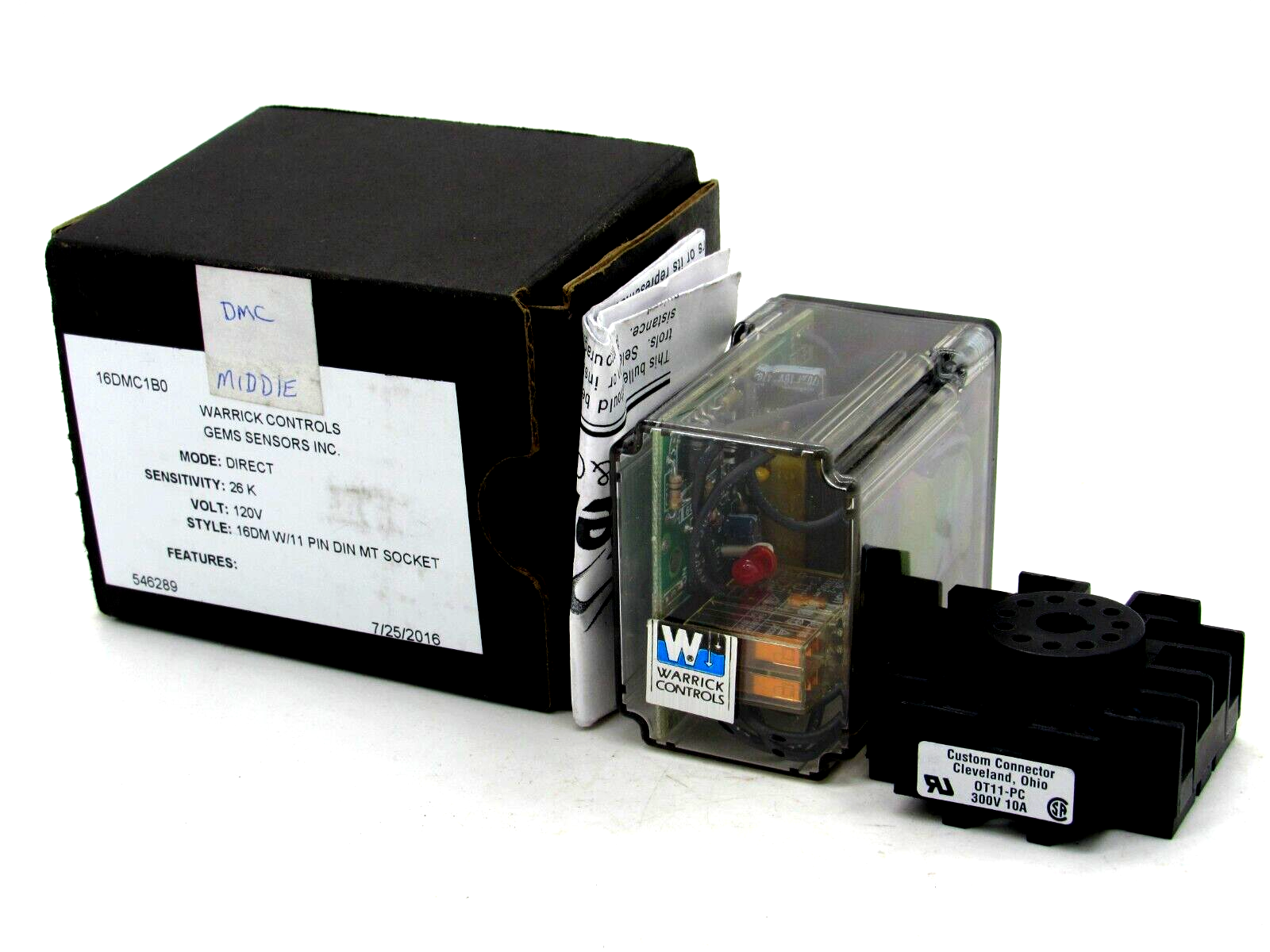 NEW GEM SENSOR WARRICK CONTROLS 16DMC1B0 CONTROL MODULE - SB Industrial ...