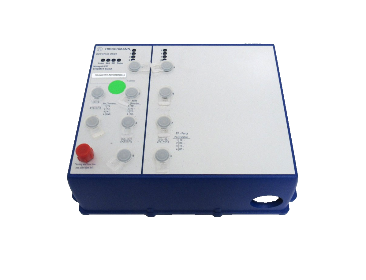 NEW HIRSCHMANN OCTOPUS OS20 ETHERNET SWITCH OS20-000800T5T5T5 ...