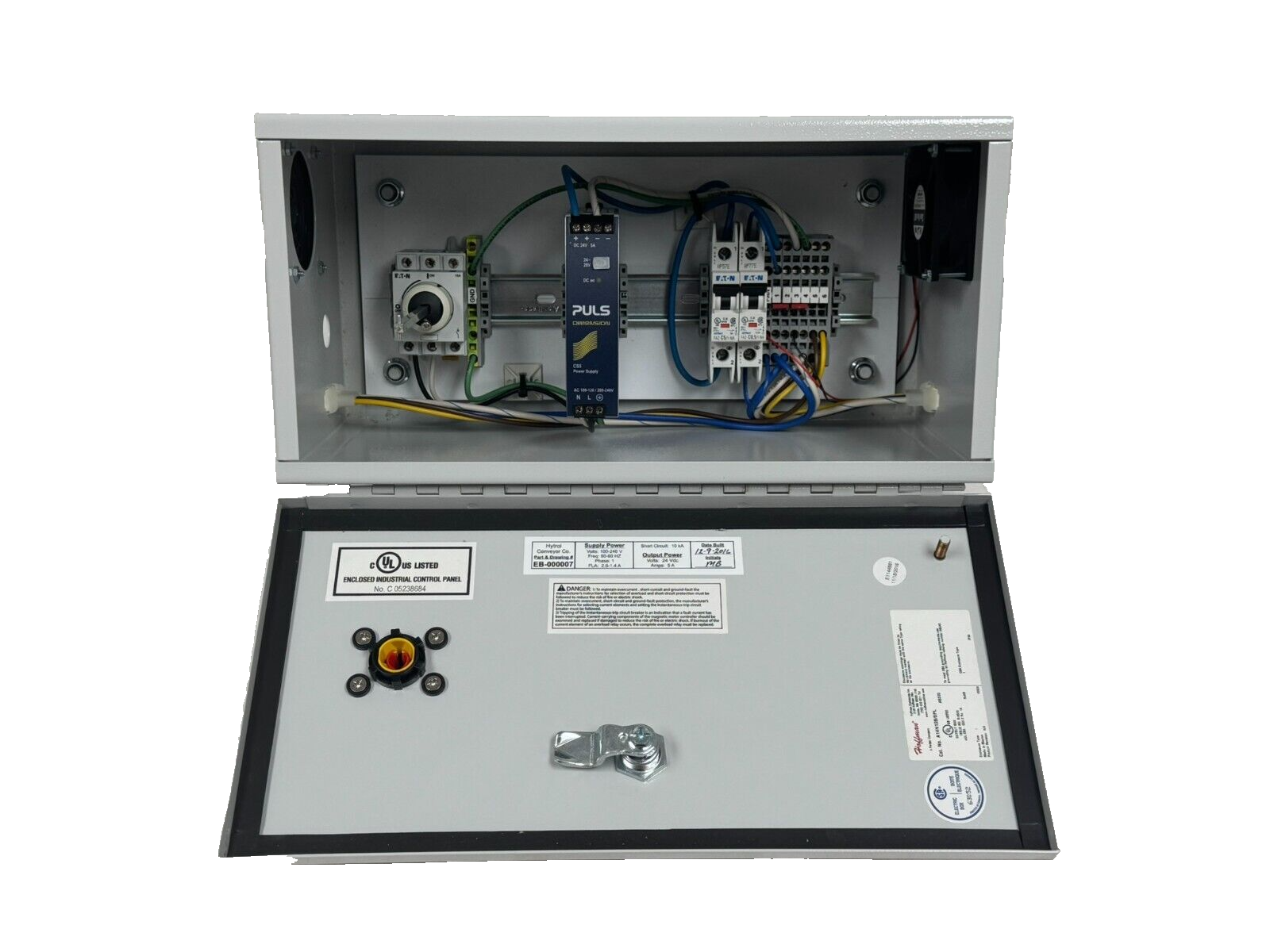 NEW HOFFMAN / HYTROL A14N128 ENCLOSURE SZE H&C QTR LTCH A6209 EB-000007 ...