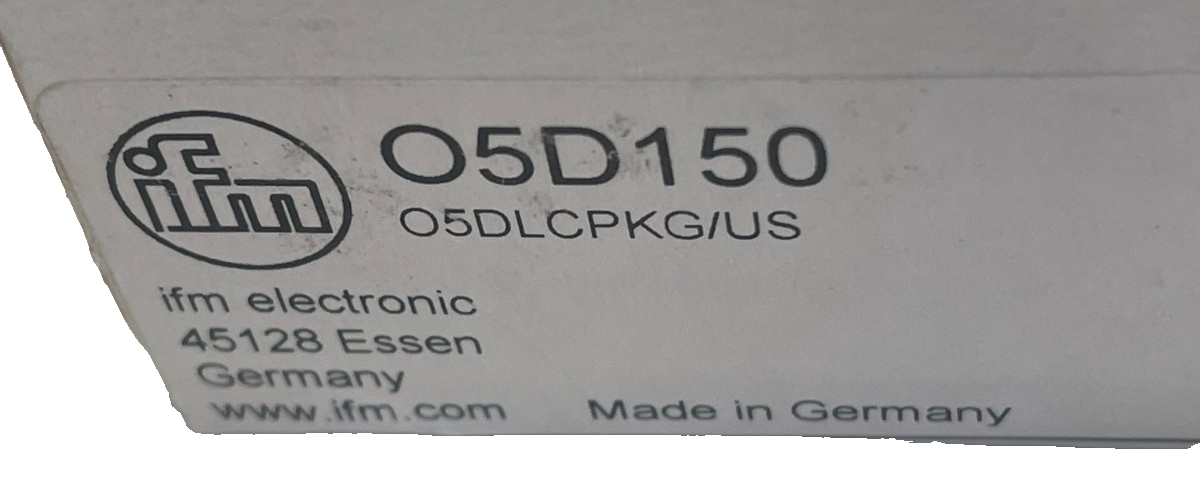NEW IFM O5DLCPKG/US-O5D150 PHOTOELECTRIC SENSOR O5DLCPKGUSO5D150 - SB ...