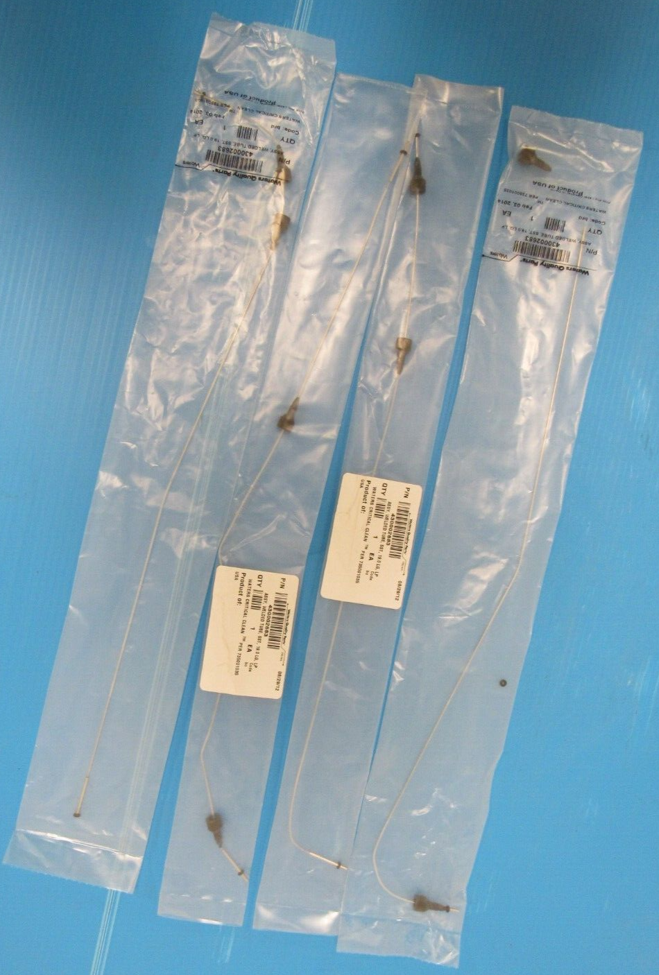 NEW LOT OF 4 WATERS 430002683 WELDED TUBE ASSY SST 19.0 LG LP - SB ...