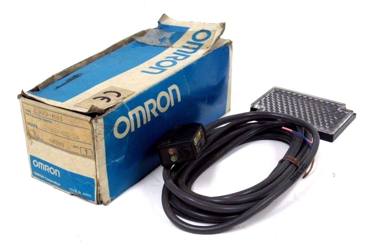 NEW OMRON E3V3-R81 PHOTOELECTRIC SWITCH E3V3R81 12-24VDC - SB ...