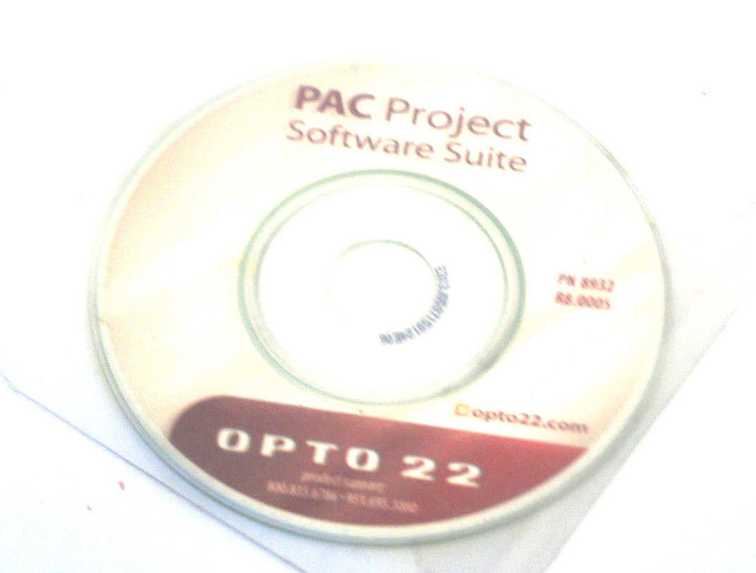 NEW OPTO 22 PAC PROJECT 8932 SOFTWARE SUITE R8.0005 - SB Industrial ...