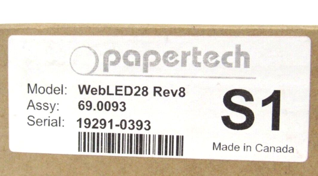 NEW PAPERTECH WEBLED28 LED LIGHT 69.0093 - SB Industrial Supply, Inc.