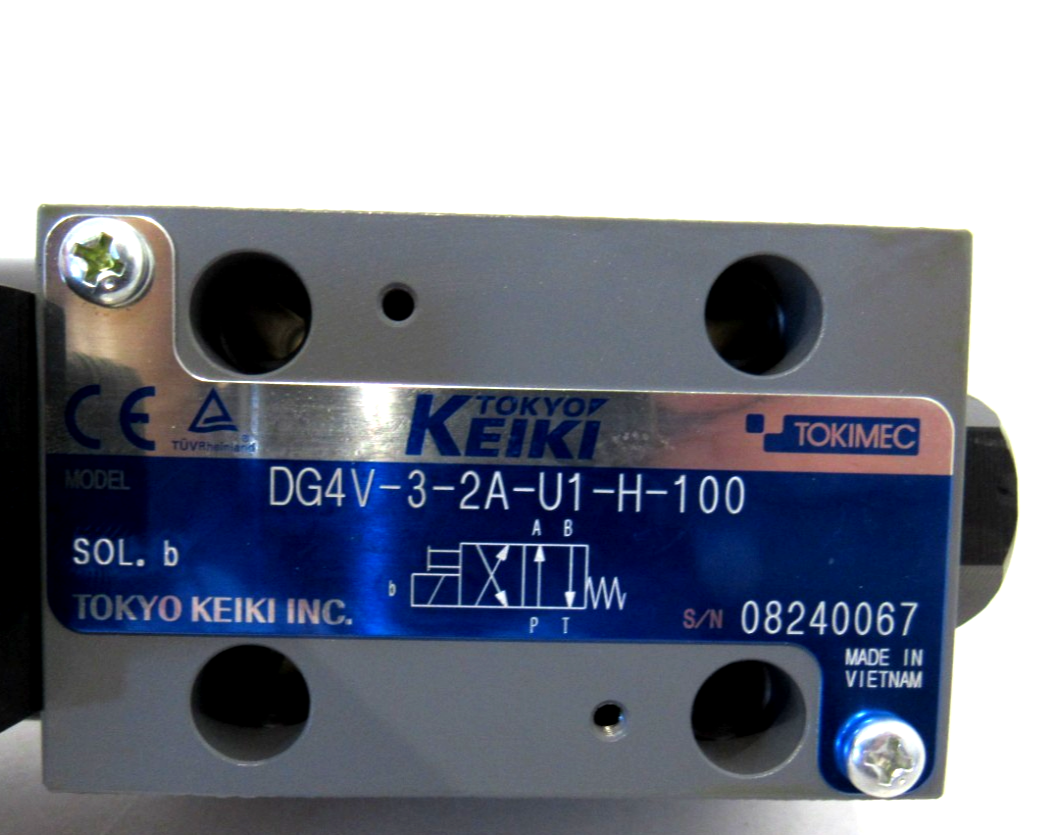 NEW TOKYO KEIKI DG4V-3-2A-U1-H-100 (H31) SOLENOID VALVE DG4V32AU1H100 ...