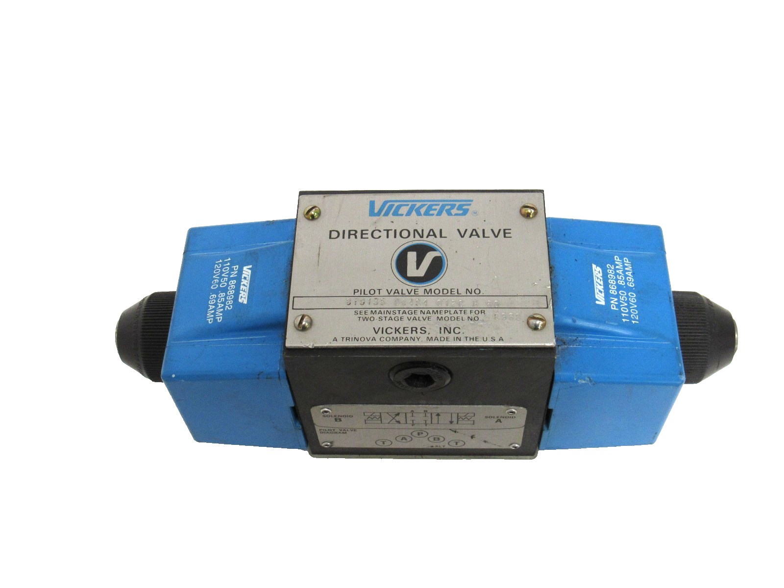 NEW VICKERS DG4S4-012C-B-60 SOLENOID VALVE DG4S4012CB60 - SB Industrial ...