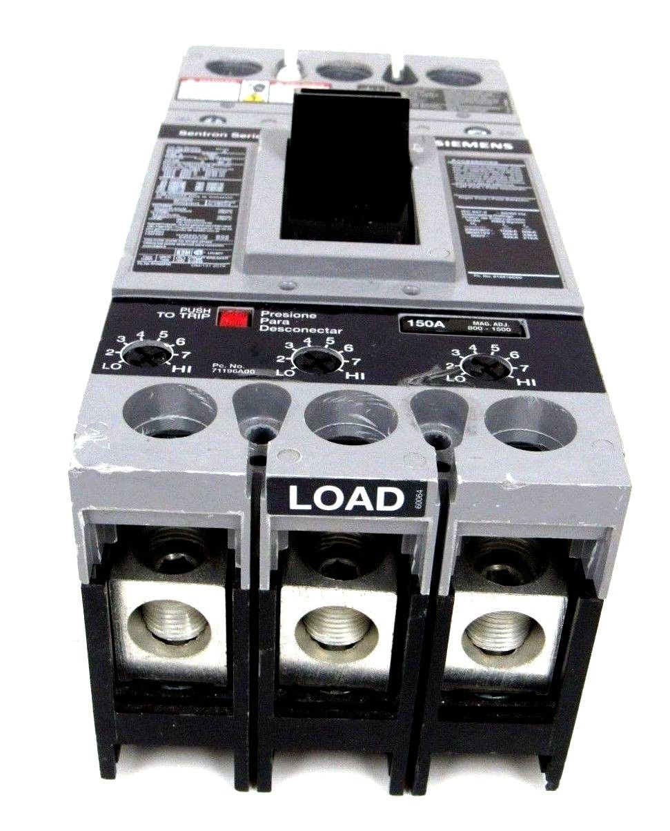 USED SIEMENS HFD63F250 CIRCUIT BREAKER 250A 600V - SB Industrial Supply ...