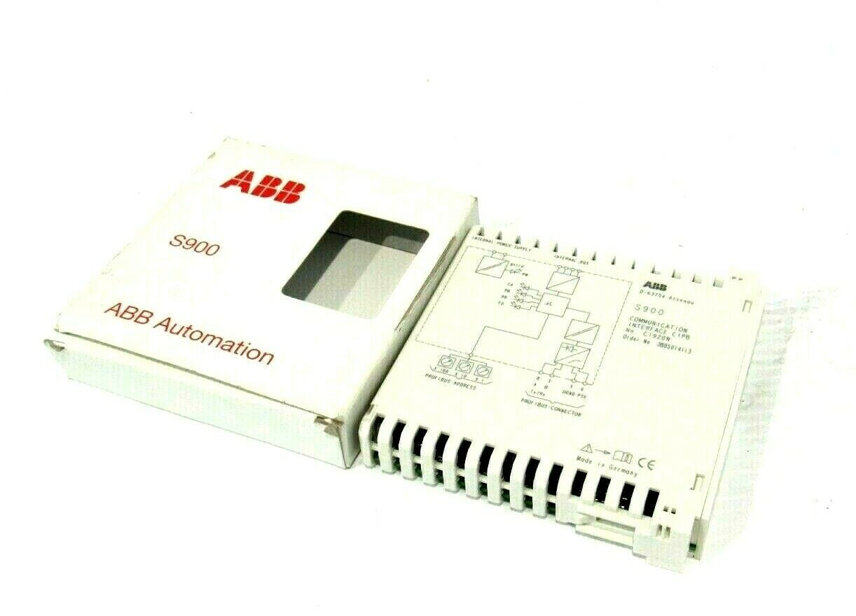 NEW ABB S900 C1920N COMMUNICATION INTERFACE MODULE 3BDS014113 - SB ...