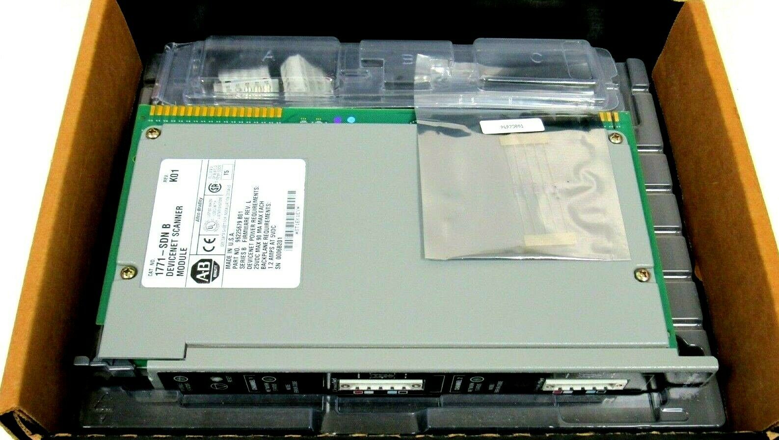 NEW ALLEN BRADLEY 1771-SDN SCANNER MODULE SER B 1771SDN - SB Industrial ...