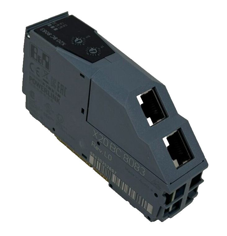 NEW B&R X20-BC-8083 ETHERNET POWERLINK MODULE REV. L0 X20BC8083 - SB ...