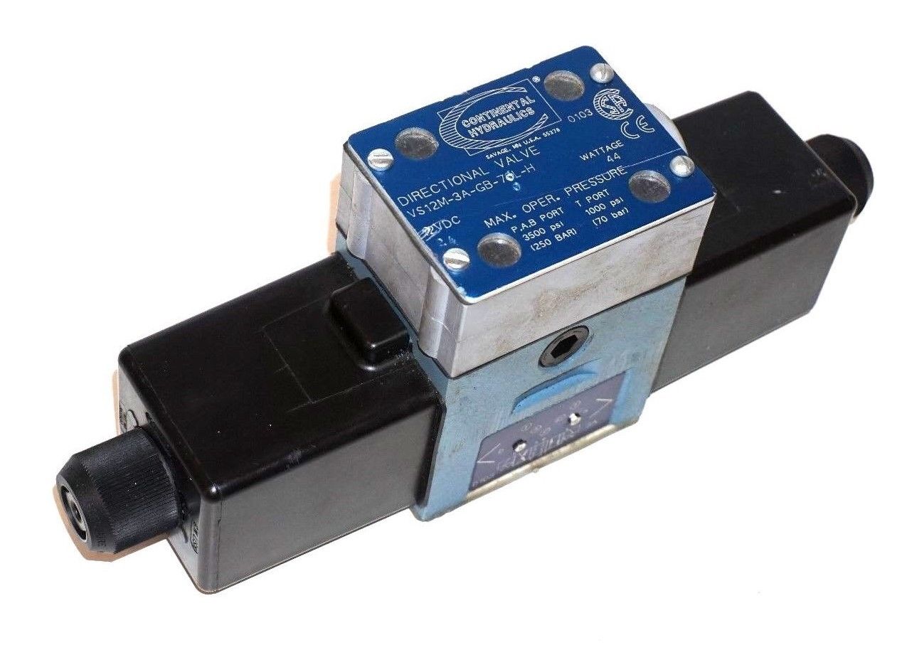 NEW CONTINENTAL HYDRAULICS VS12M-3A-GB-70L-H CONTROL VALVE ...