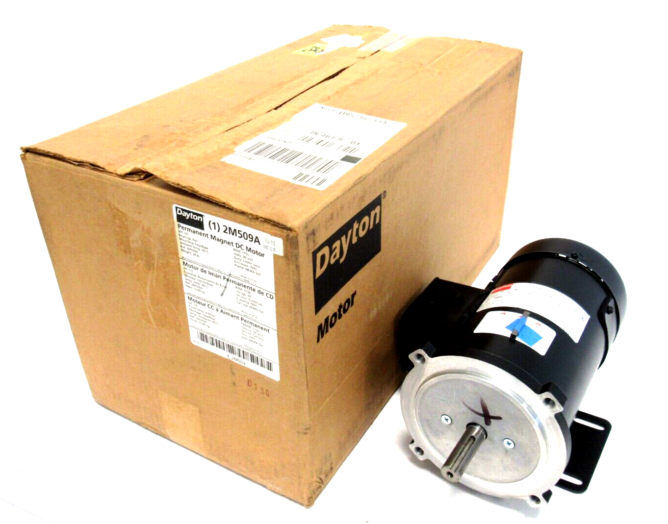 NEW DAYTON 2M509A MOTOR 90VDC 1/3HP - SB Industrial Supply, Inc.