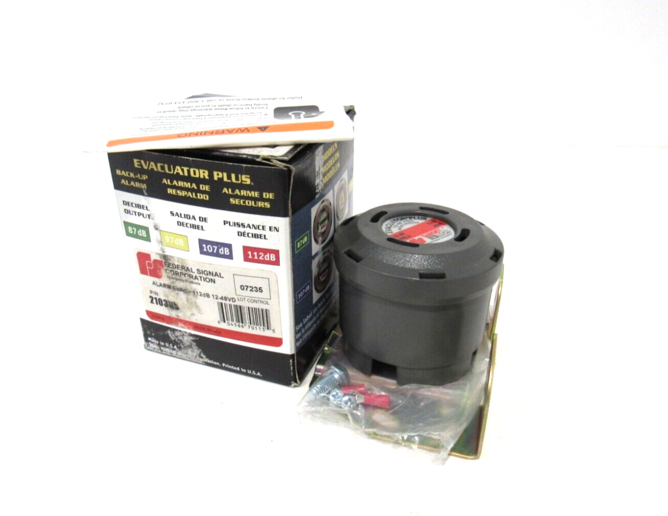 NEW FEDERAL SIGNAL 210335 EVACUATOR PLUS ALARM - SB Industrial Supply, Inc.