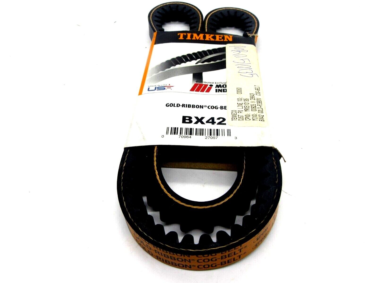 NEW LOT OF 3 TIMKEN BX42 COG-BELT - SB Industrial Supply, Inc.